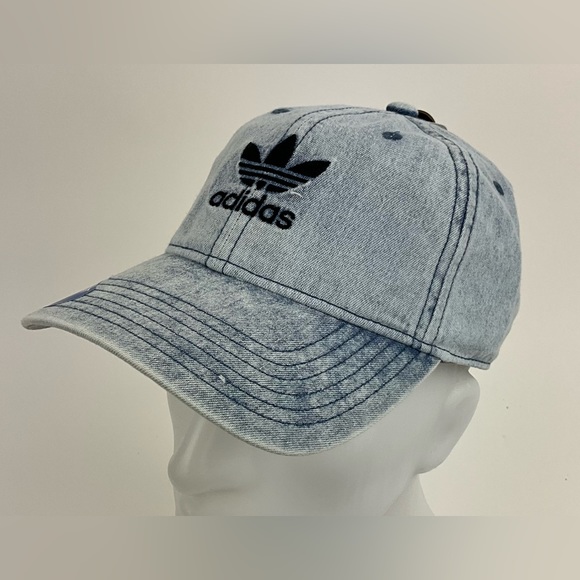 adidas | Accessories | New Adidas Original Relaxed Denim Washed Blue ...